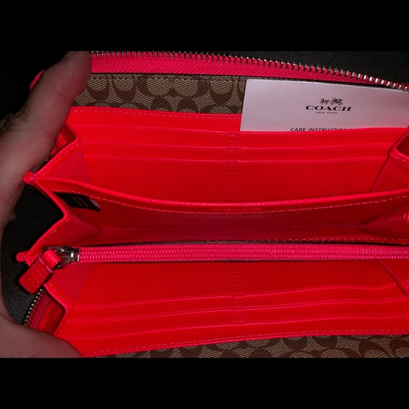 Coach | Bags | Coach Neon Pink Tote Rare Set | Poshmark